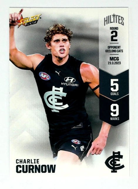 2023 SELECT AFL HILITES Round 2 SH2 Charlie Curnow Carlton Blues EUR 22 ...