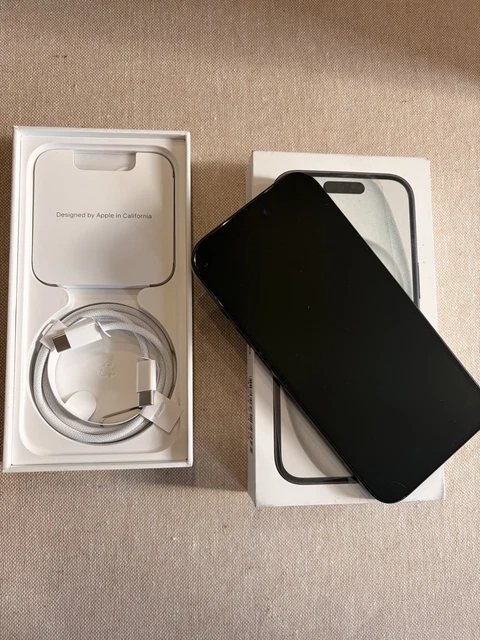 APPLE IPHONE 15 128GB, Black, Unlocked, 89% Battery Health £139.38 ...