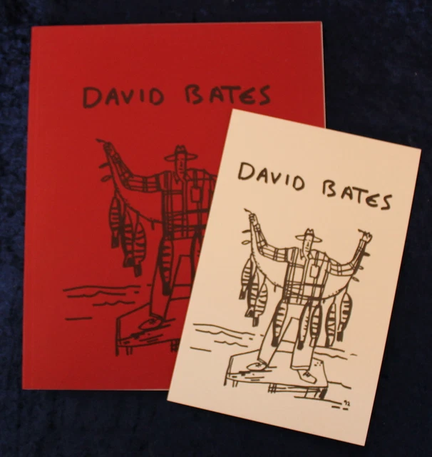 DAVID BATES - Catalogue illustré d'Exposition & Carton vernissage, 1992 ...