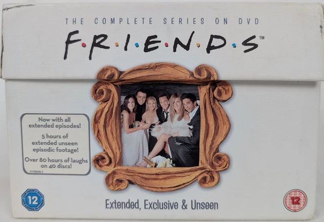 FRIENDS - THE Complete Series 1-10 Extended Unseen - 40 Disc DVD Box ...