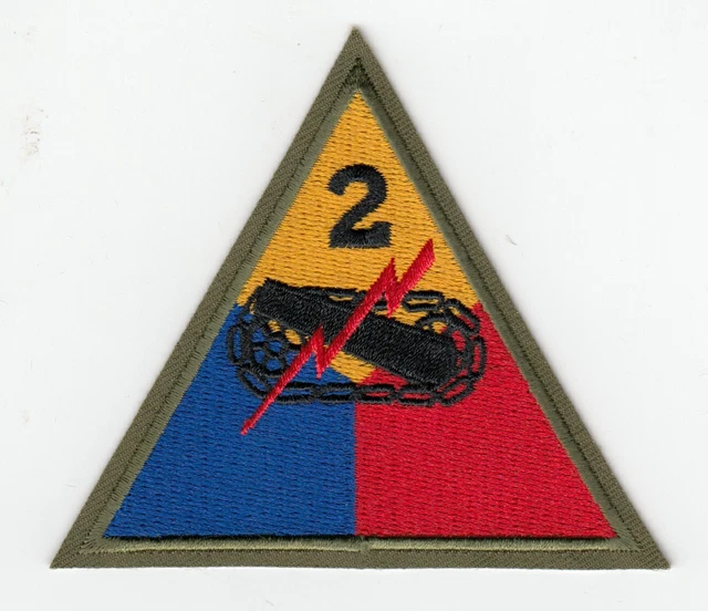 PATCH 2ND ARMORED division US - WW2 REPRODUCTION EUR 5,00 - PicClick FR