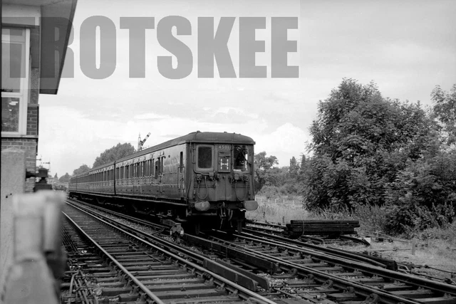 LARGE NEGATIVE BR British Railways Electric Multiple Unit 4SUB EMU 4501 ...