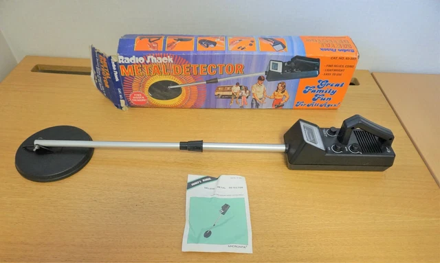 METAL DETECTOR VINTAGE Radio Shack Micronta 3001 Boxed £5.50 - PicClick UK
