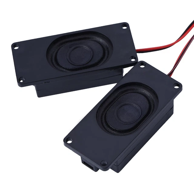 1 PAIR 70MMX30MM 8ohm 5W TV Speaker LCD Notebook Tablet PC Sound ...