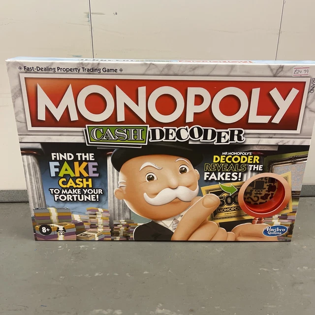 MONOPOLY CASH DECODER Board Game Parker Hasbro Gaming Brand New £14.99 ...