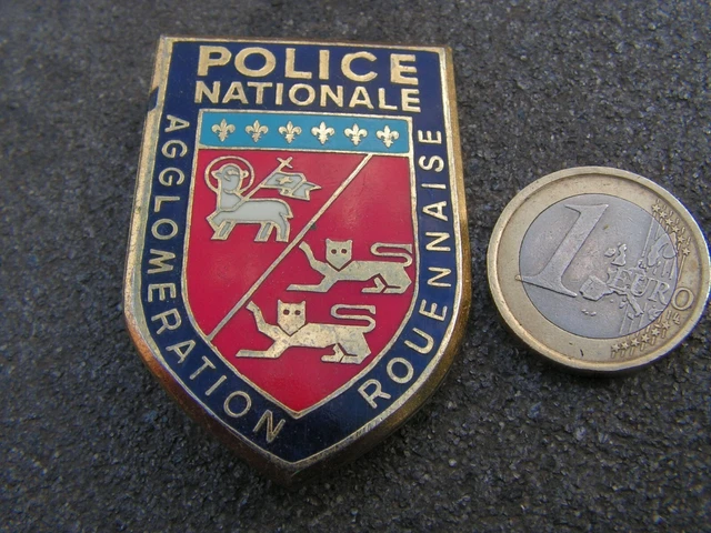 INSIGNE POLICE NATIONALE francaise rouen (r 6) EUR 5,00 - PicClick FR