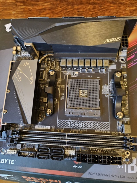 GIGABYTE B550I AORUS Pro AX WIFI 6 Mini-ITX AM4 Motherboard READ ...