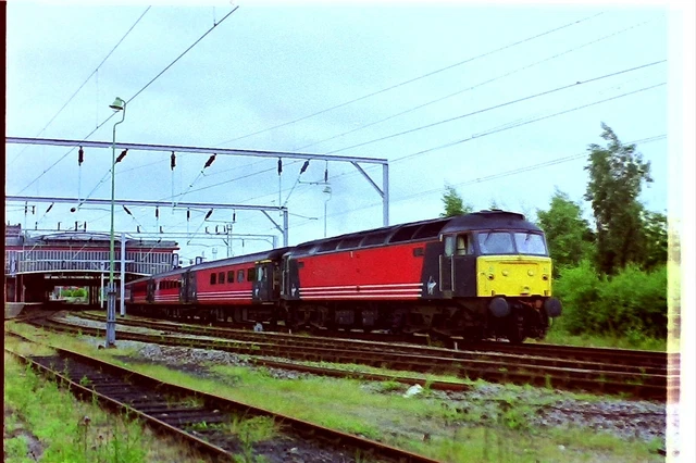 35MM RAILWAY COLOUR Negative Class 47 827 at Stoke on Trent £1.75 ...