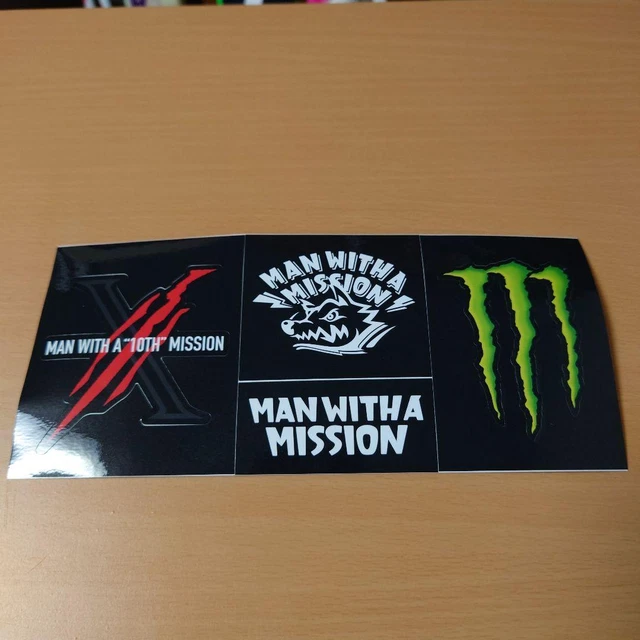 MONSTER ENERGY DRINK Man With Mission Sticker £58.20 - PicClick UK