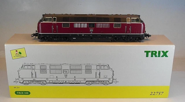 TRIX SPUR H0 1/87 Nr. 22757 Diesellok BR 221 108-4 der DB Digital OVP ...