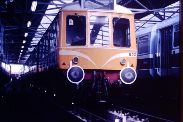 1986 BRITISH RAIL Class 127 Diesel Train Loco 920 Railway Slide Ref 753 ...