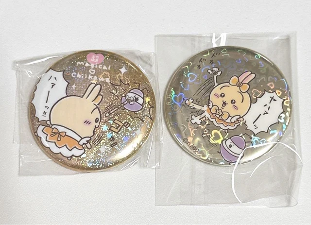 CHIIKAWA FIRST Generation Magical Chikawa Super Can Badge Rabbit Set Of ...