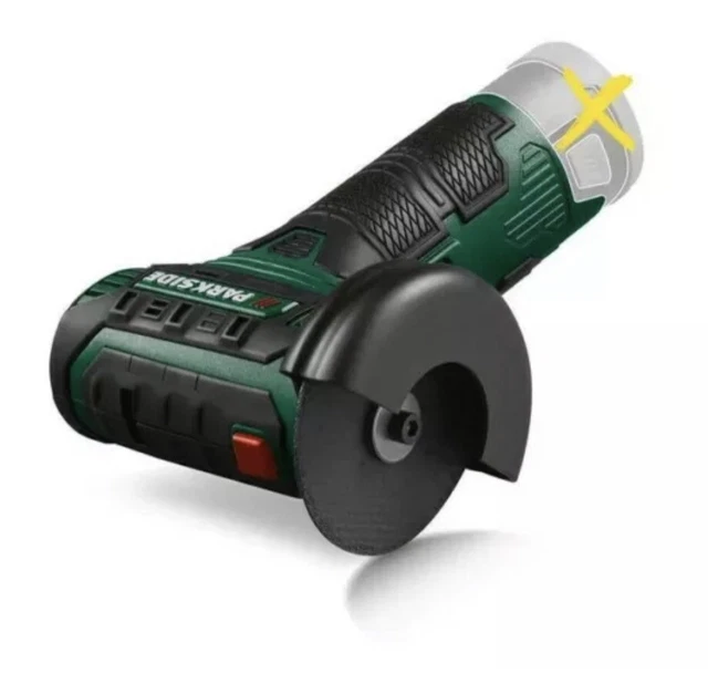 PARKSIDE 12V CORDLESS Angle Grinder/Cut-off Bare Tool (PWSA 12 B1) 3 Yr ...