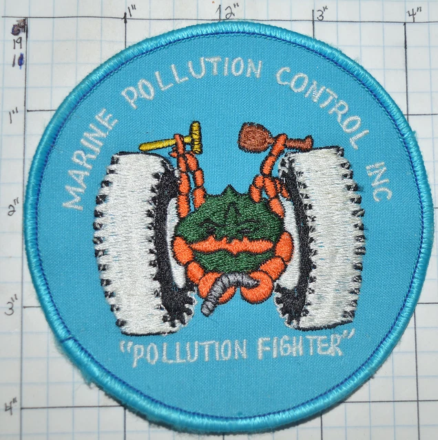 MARINE POLLUTION CONTROL Inc "Pollution Fighter" Patch $3.50 - PicClick