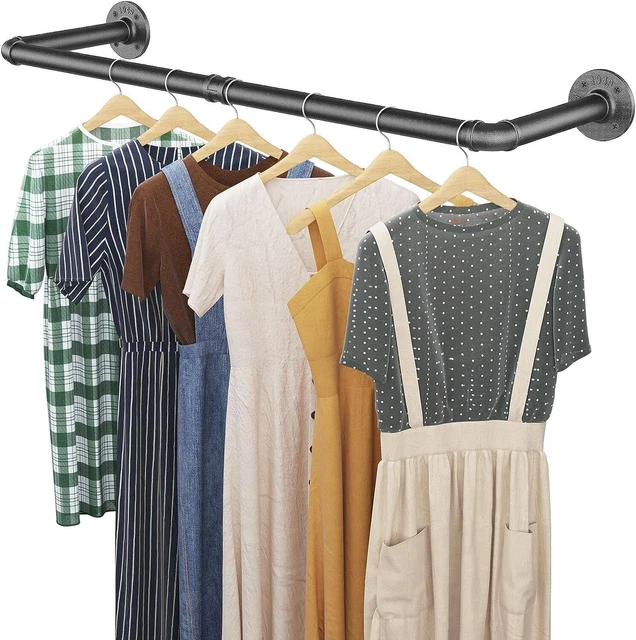 Industrial Cast Iron Pipe Clothing Rack