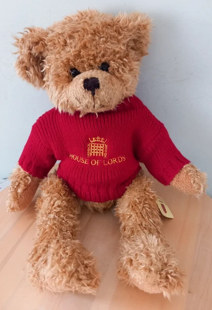 CHANNEL ISLAND BEARS Bertie Bear Teddy with Tag in House Of Lords Red Jumper 15" £28.80 ...