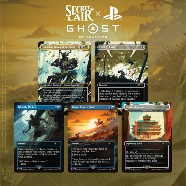 MAGIC SECRET LAIR x Ghost of Tsushima $84.15 - PicClick AU