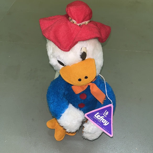 VINTAGE DONALD DUCK Teddy Lefray Rare Plush 1980s (Made in Wales) £38. ...