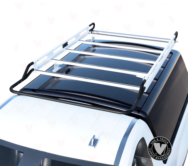 PREMIUM HEAVY-DUTY ALUMINUM White Ladder Racks for Truck Topper from ...