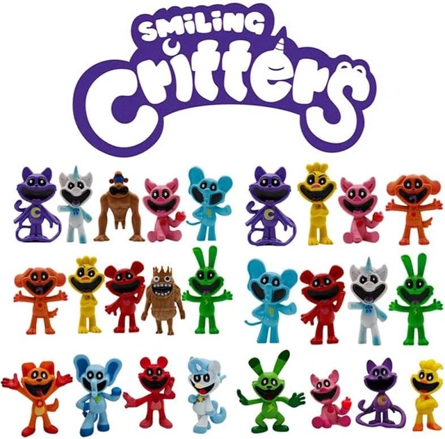 THE SMILING CRITTERS Figures Catnap Cartoon Monster Game Model Pressure ...