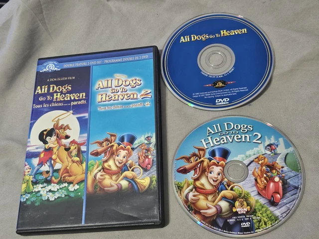 ALL DOGS GO To Heaven 1 + 2 (DVD, 2010, 2-Disc Set) Double Feature ...