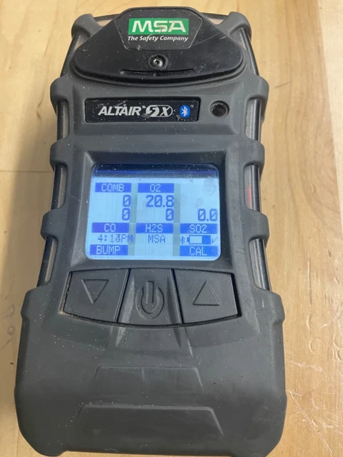 MSA ALTAIR 5X Bluetooth Color Gas Detector 5 Gas LEL O2 CO H2S SO2 ...