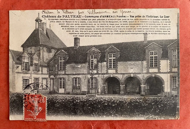 CPA ARMEAU - Château de Palteau - Vue prise de l’intérieur La Cour (1904) EUR 3,50 - PicClick FR