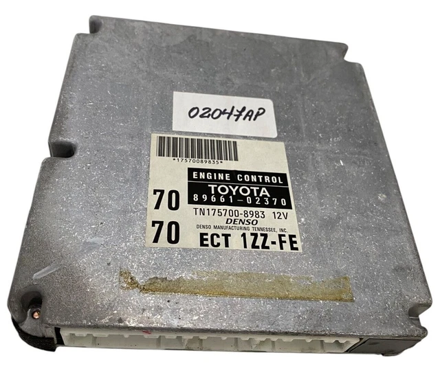 1998 TOYOTA COROLLA Engine Control Unit ECU 8966102370 Module 956-4D4 ...