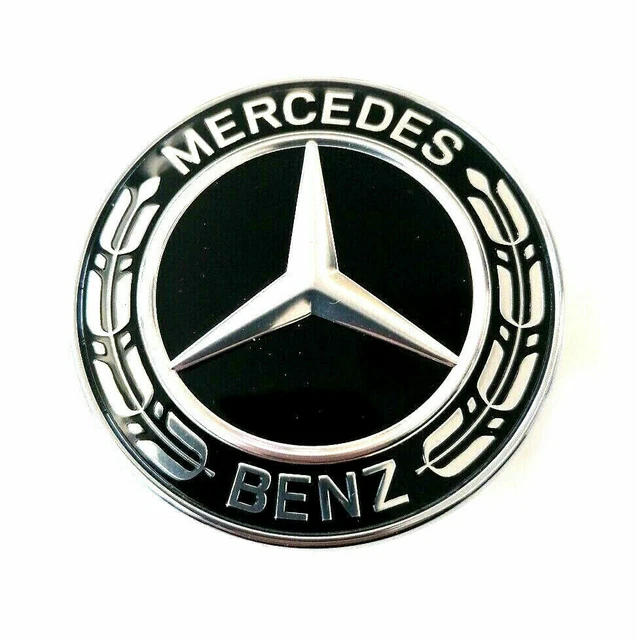 ORIGINAL MERCEDES-BENZ EMBLEM Front Black A0008176203/A0008178501 New ...