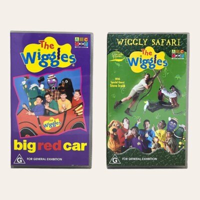 2X VINTAGE THE Wiggles VHS Tapes - Big Red Car + Wiggly Safari - ABC ...