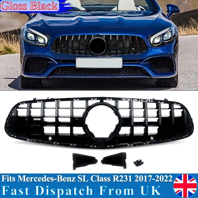 FOR 2017-2022 MERCEDES SL Class R231 SL400 SL500 Front Bumper Grille ...