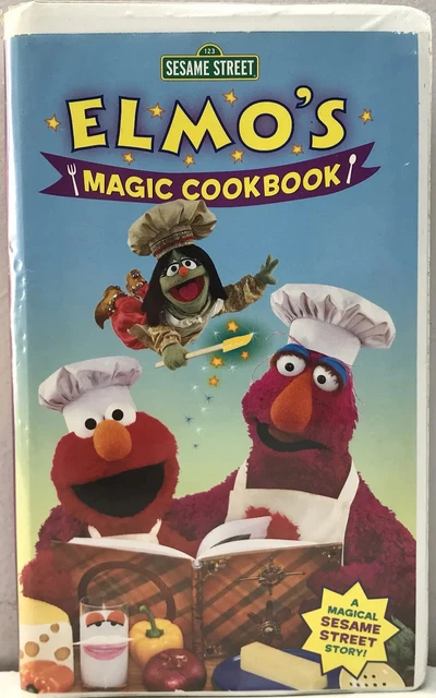 SESAME STREET ELMO’S Magic Cookbook VHS Video Tape BUY 2 GET 1 FREE ...