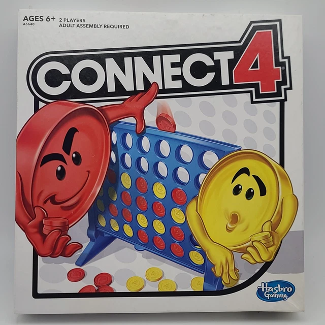 THE CLASSIC GAME of Connect 4; Game for 2 Players; for Kids Ages 6 and ...