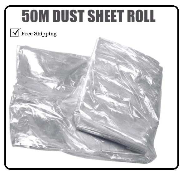 CLEAR POLYTHENE SHEET Roll Plastic Sheeting Heavy Duty plastic Sheet £ ...