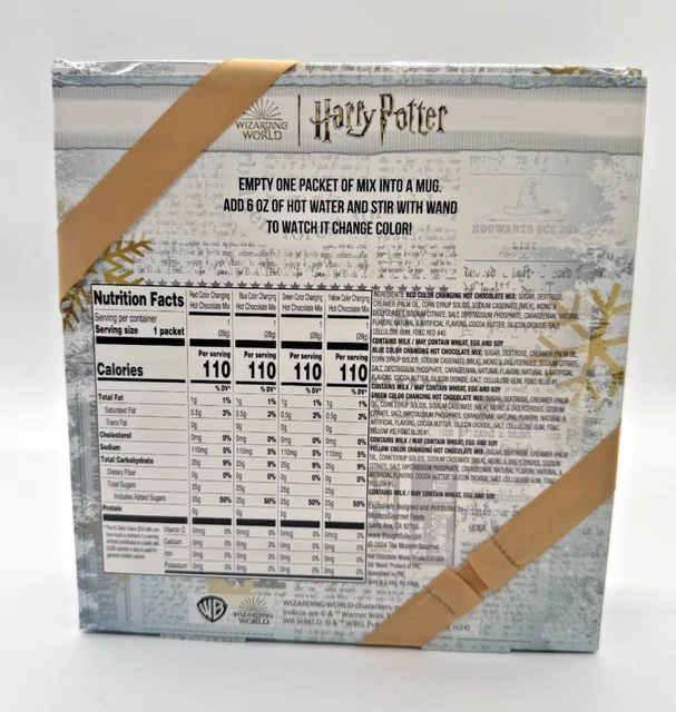 HARRY POTTER COLOR Changing Hot Chocolate Gift Set + Stir Wand — New in ...