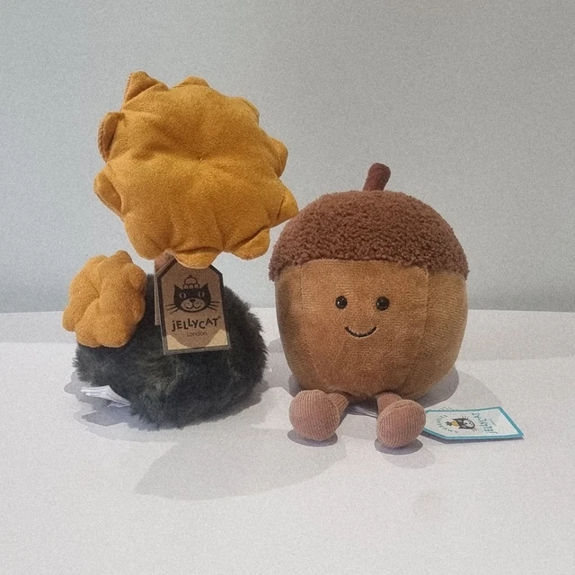 JELLYCAT ACORN AND Mushroom Both New With Tags £135.92 - PicClick UK