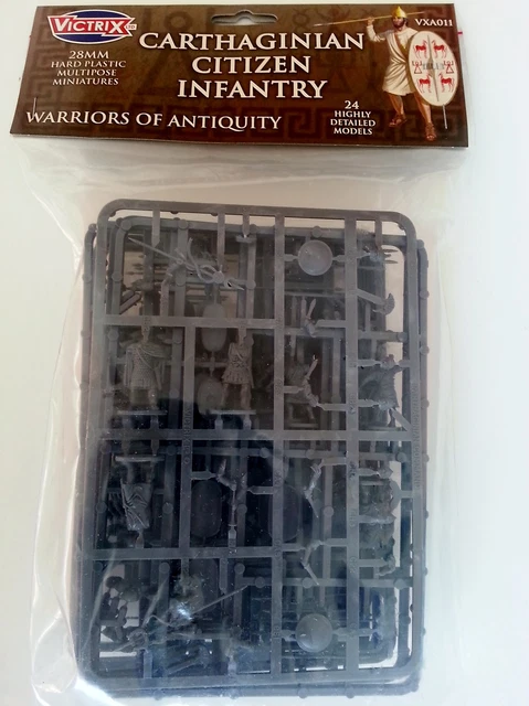 28MM VICTRIX MINIATURES - Carthaginian Citizen Infantry (new lower ...
