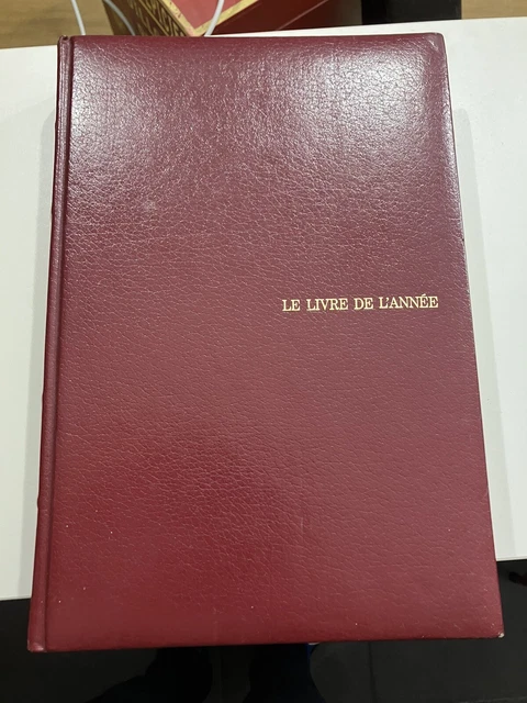 LE LIVRE DE L Année 1996 Larousse Reliure Cuir EUR 9,90 - PicClick FR