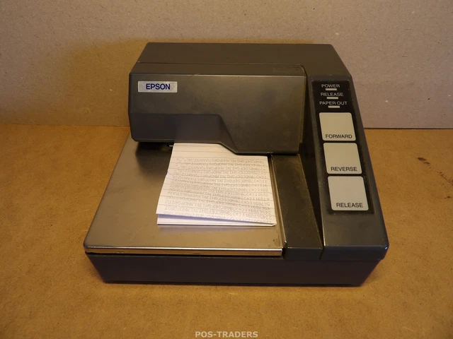 EPSON TM-U295 M66SA POS Slip Receipt Printer 7-Pin Dot Matrix - TESTÉ ...