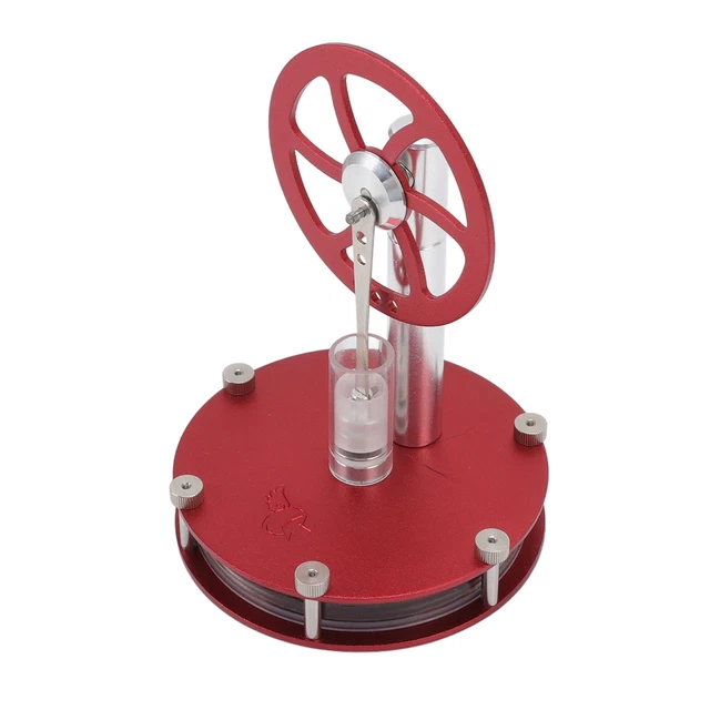 STIRLING ENGINE MODEL Low Temperature Differential Education Toy Metal ...