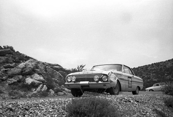 FORD FALCON 1963 Rally Car Motor Racing Old Photo 3 $10.00 - PicClick AU