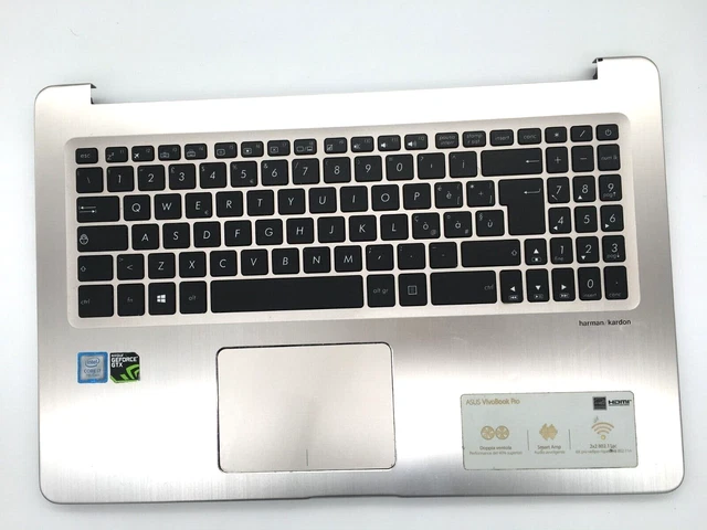 ASUS VIVOBOOK PRO 15 Top Case Palmrest N580 N580V Italian Layout ...
