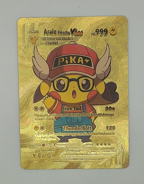 PIKACHU POKEMON ARALE Dr Slump Pika Carte Card Holo Prism Flash Manga ...