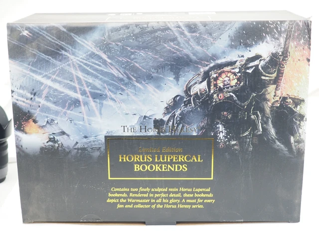 GW HORUS HERESY Limited Edition Horus Lupercal Bookends. Green 1775 £160.00 - PicClick UK