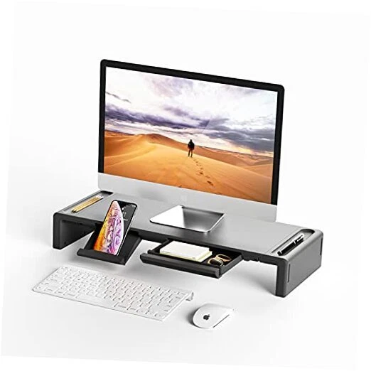 MONITOR STAND RISER, OImatser Foldable Computer Monitor Riser ...