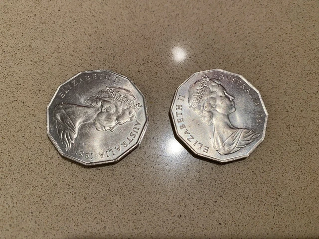 1981 PRINCE OF WALES CHARLES AND LADY DIANA SPENCER FIFTY CENT 50c ...