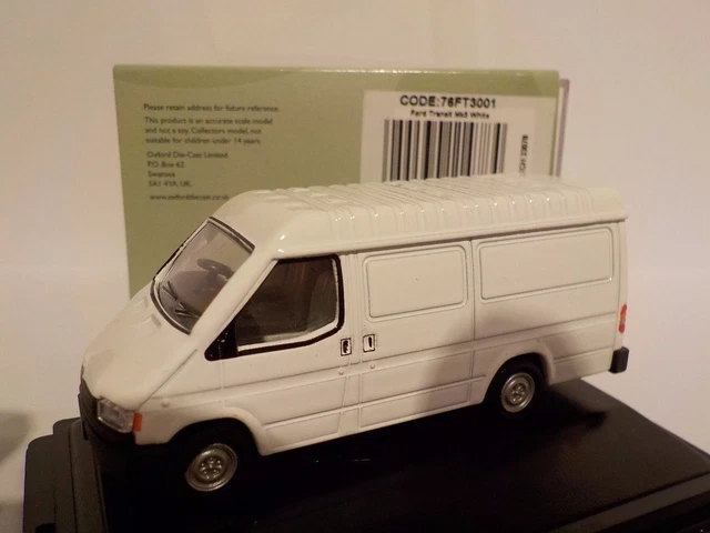 OXFORD DIECAST, MODEL Van, Ford Transit Mk3 - White, 1/76 76ft3001 £9.64 - PicClick UK