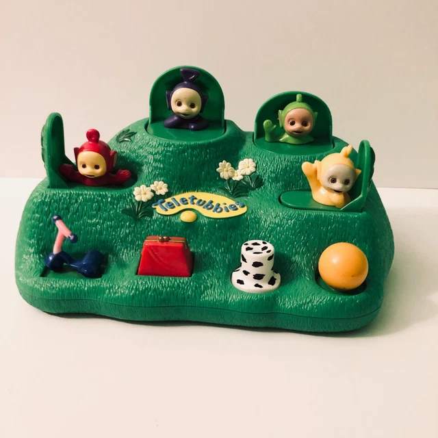 VINTAGE 1999 TELETUBBIES Surprise Magic Hill Pop Up Toy Hasbro Ragdoll ...