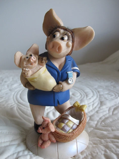PIGGIN FIGURE - PIGGIN SPECIAL DELIVERY by David Corbridge 2003 Hand ...