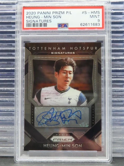 2020-21 PRIZM PREMIER League Heung-Min Son Signatures Auto #S-HMS PSA 9 ...